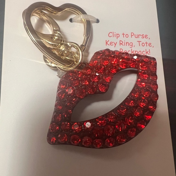 Betsey Johnson | Accessories | Betsey Johnson Lips Handbag Charm | Poshmark